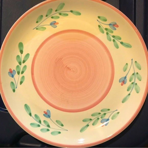 Dining | Caleca Plate Hand Painted Pink Plate Italy Ceramic | Poshmark